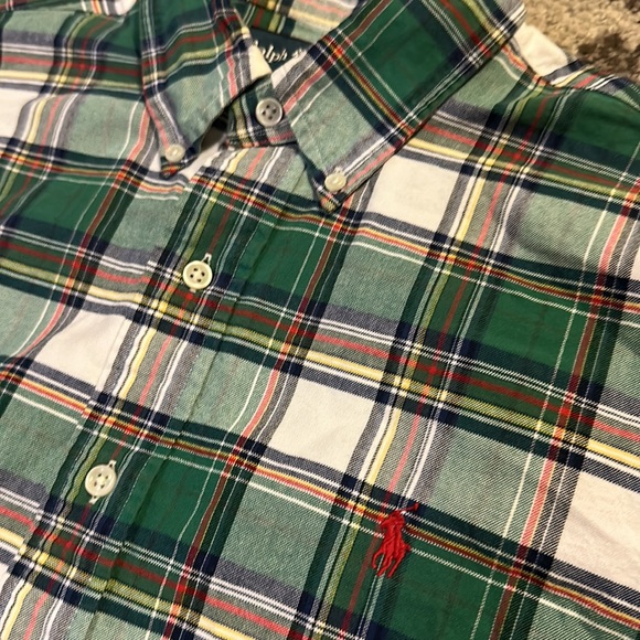 Ralph Lauren | Shirts | Vintage Ralph Lauren Blue Tag Stripe Flannel ...